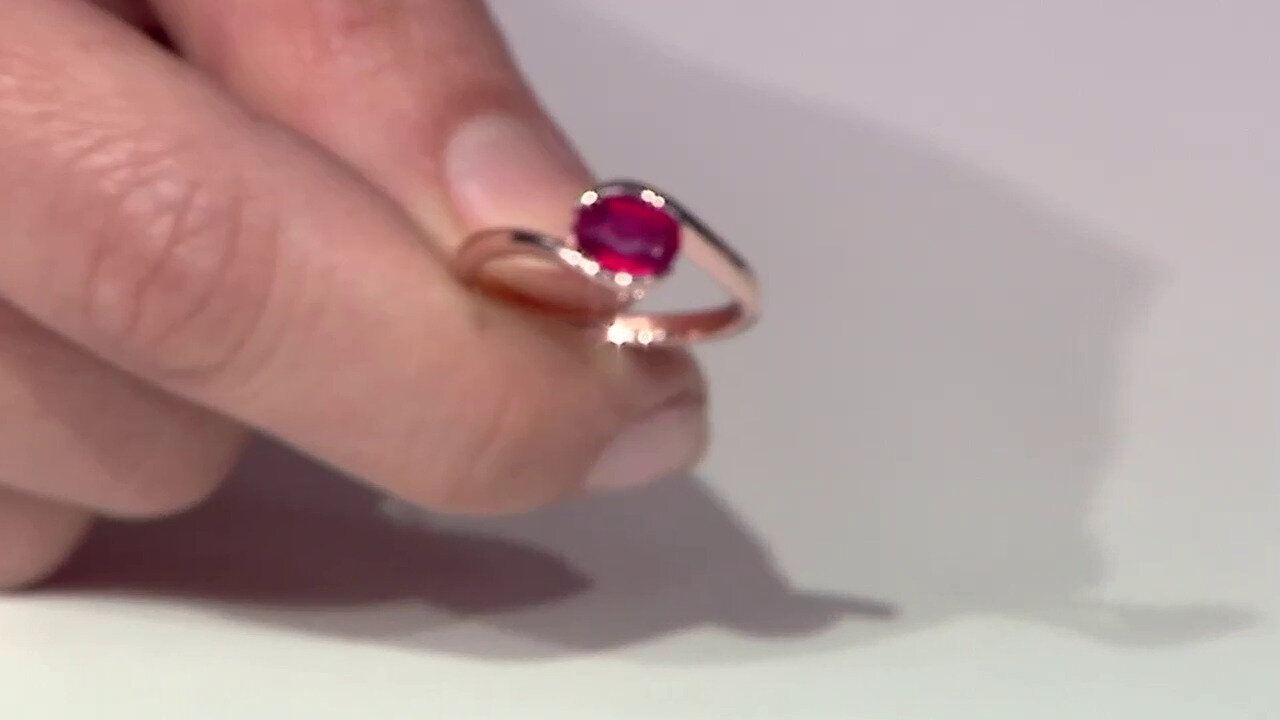 Madagascar Ruby Silver Ring-7218MR | Juwelo