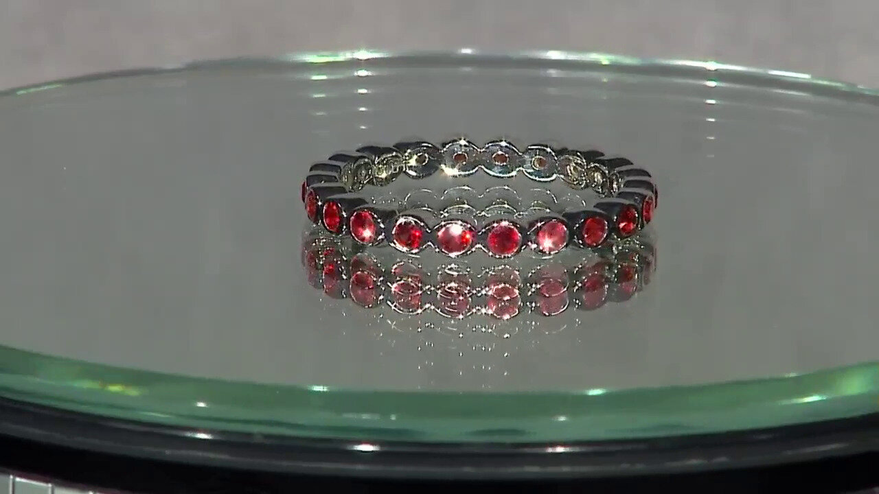 Tanzanian Ruby Silver Ring-5915MZ | Juwelo