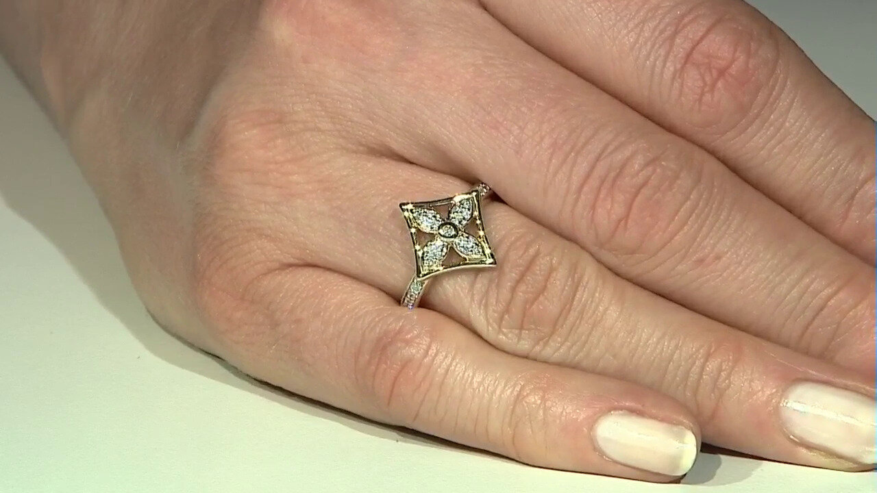 Anillo en oro con Diamante SI1 (G) (Annette)-5378XZ | Juwelo Joyas