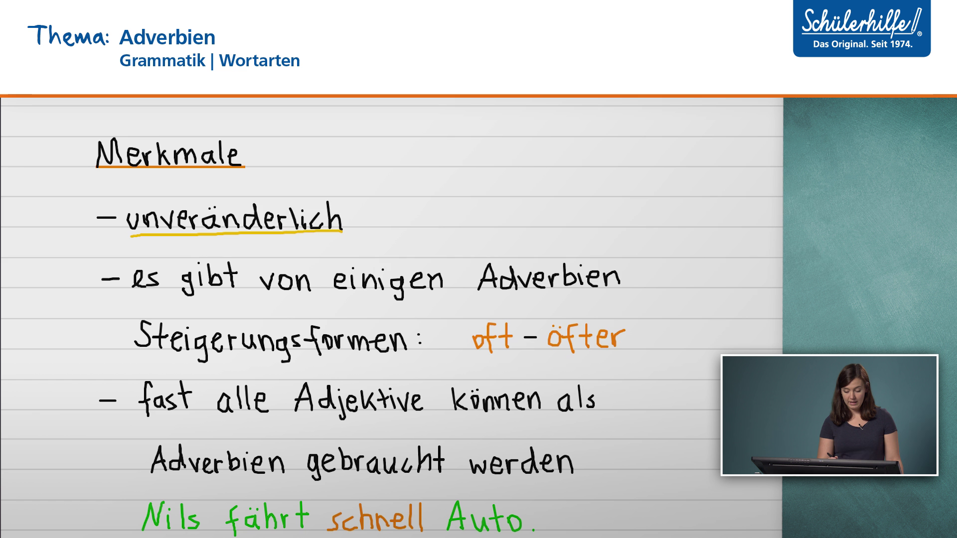Adverbien: Definition, Erklärung & Beispiele