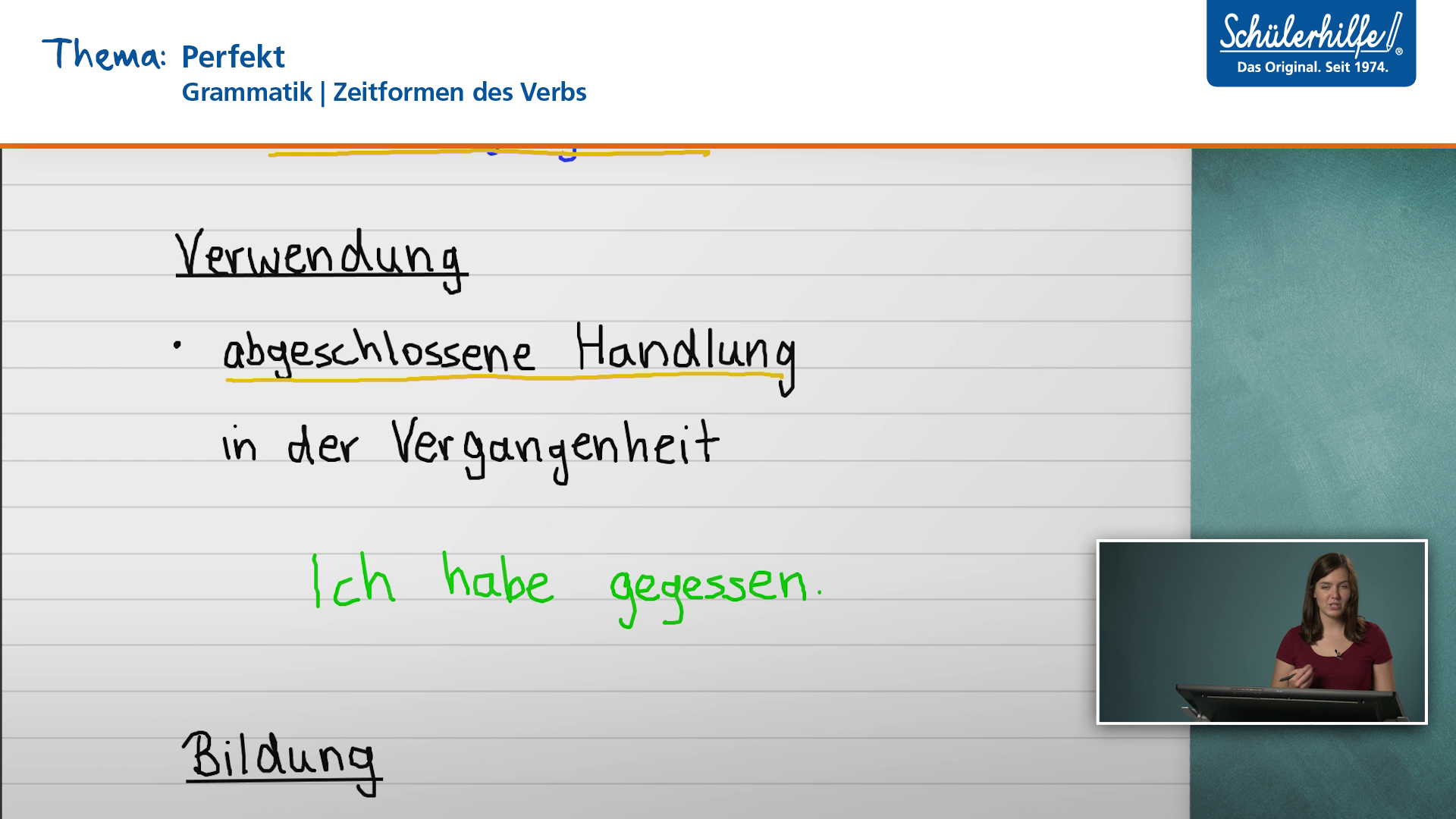 Perfekt in der deutschen Grammatik leicht erklärt | Schülerhilfe
